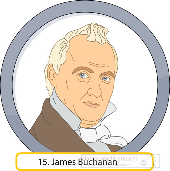 American Presidents Clipart - 15_James_Buchanan_[Converted] - Classroom ...